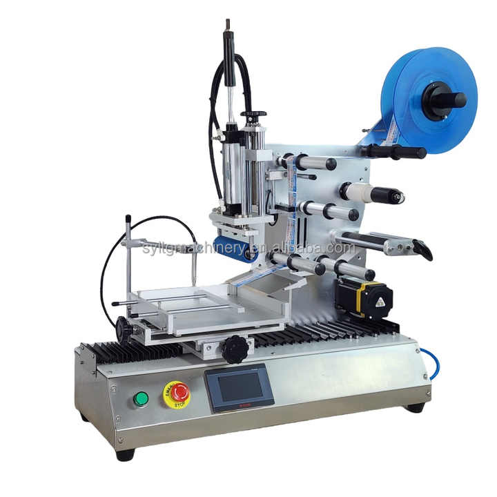 ZST-180 Desktop Sticker Adhesive Square Bottle Labeling Machine, Flat Surface Labeling Semi ...