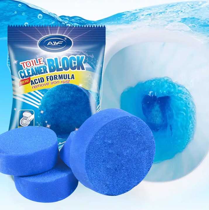 Blue Automatic Toilet Bowl Cleaner Tablets - Solid Deep Stain Remover - OEM