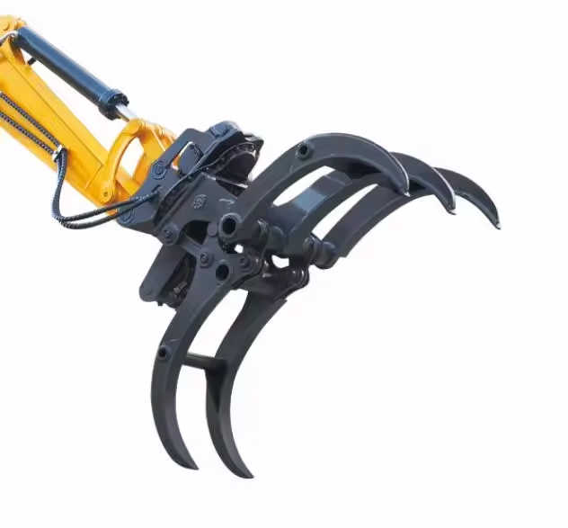 HANTORQ Mini Skid Steer Rotary Grapple Forestry Transport Machinery ...