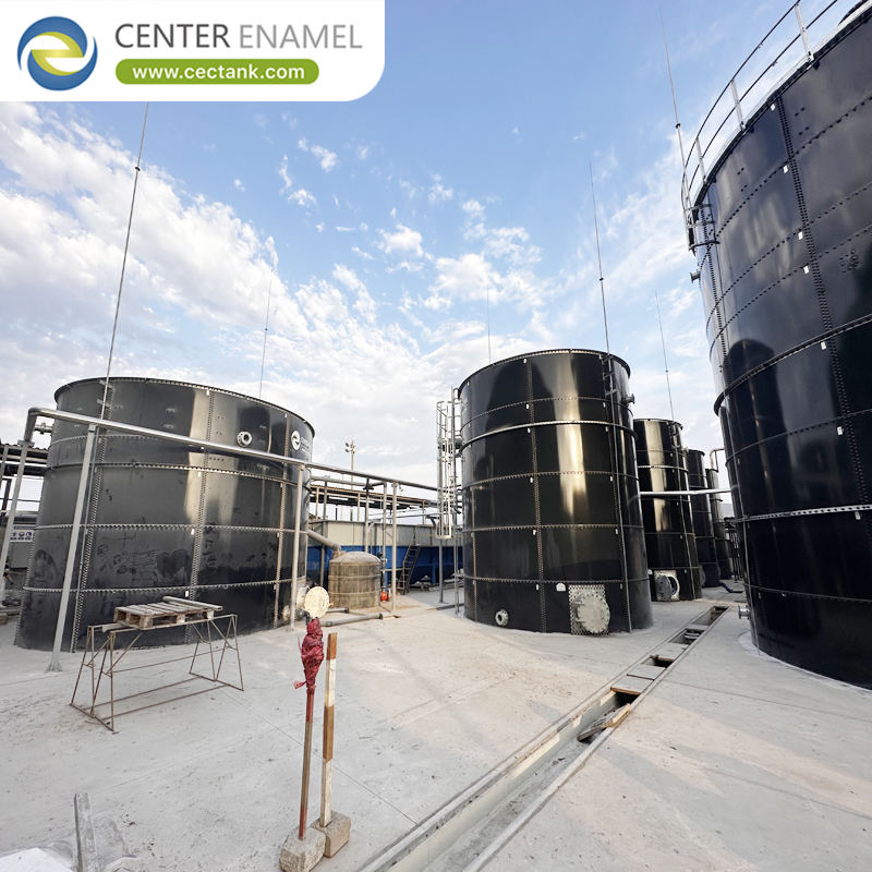 Waste Sludge Storage tank with Glass Fused Steel Coating and Aluminum ...