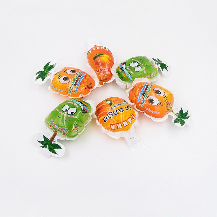 Custom Fruit Juice Drink Packaging Pouches - Stand Up Style
