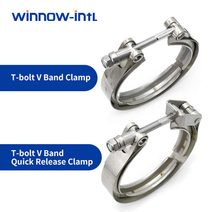 Quick Release Latch V-band Clamps With Mild Steel Flat Flange Assembly ...