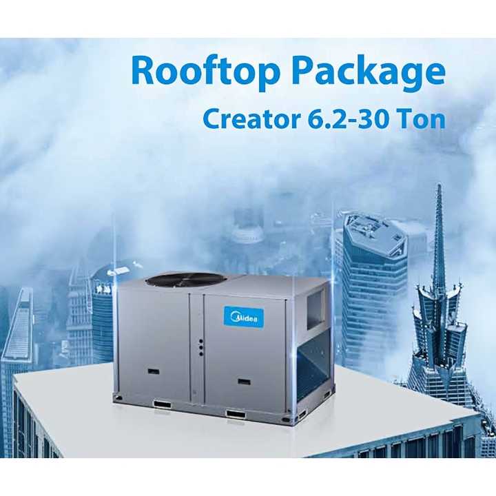 Midea Cooling Only Air Conditioner on Ground or Roof 30ton Rooftop air ...