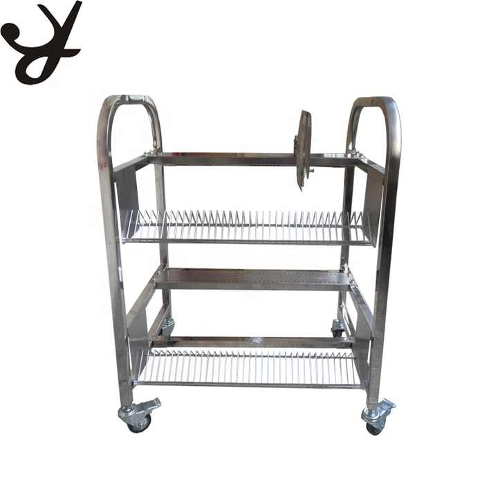 SMT Feeder Cart CL/YV/YG Type Pneumatic Type With Material Basket Smt ...