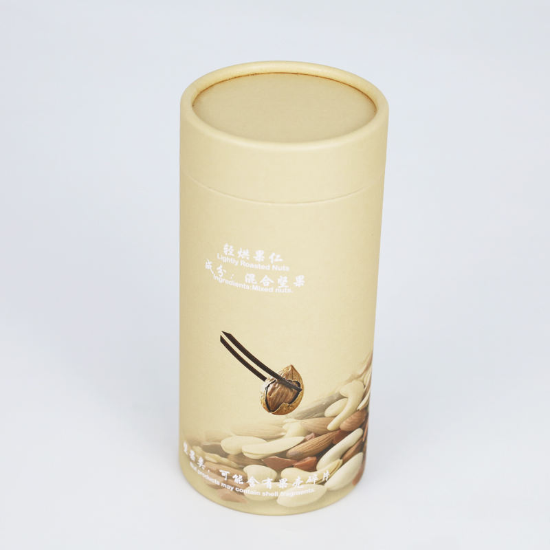 Recycled Paper Cylinder Food Packaging for Loose Food Grade Cardboard ...