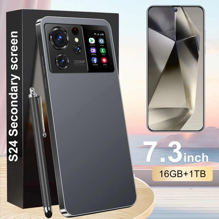 2024 cellphone Original S24 Secondary Screen 16gb+1tb Smartphone 7.3 ...