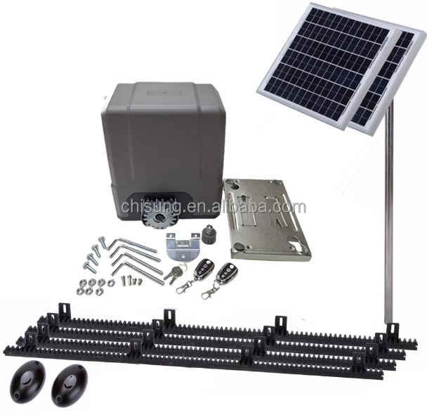 Sliding Gate Opener 800kg with Solar Electric Motor & Remote Control