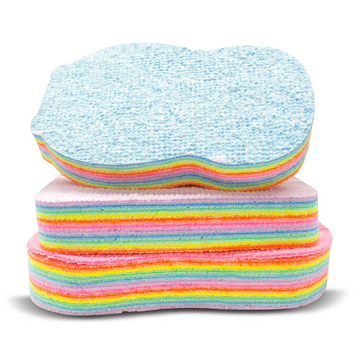 Eco Friendly Wood Pulp Washing Pads Natural Plant Biodegradable Sponge ...