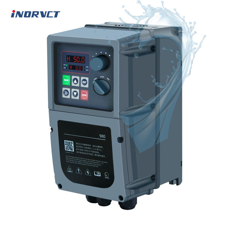 Vfd Drive IP66 4kw 5hp Ac Drive 3 Phase 380v CE Certified 50/60 hz Ac ...