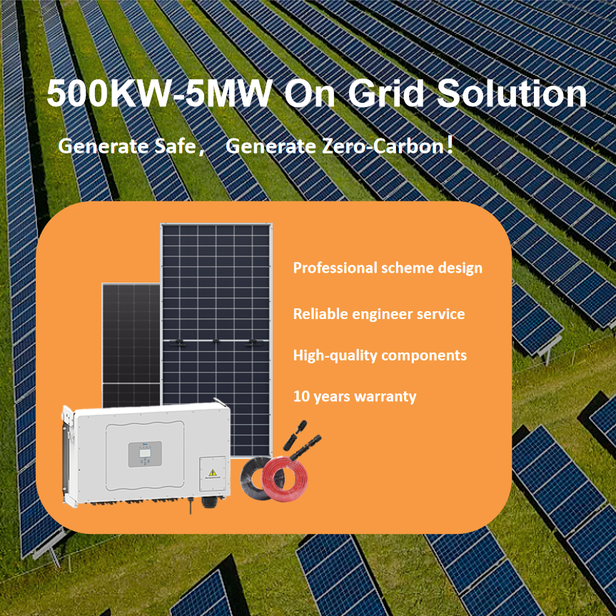 1MW Megawatt Solar System with MPPT Controller 500KW