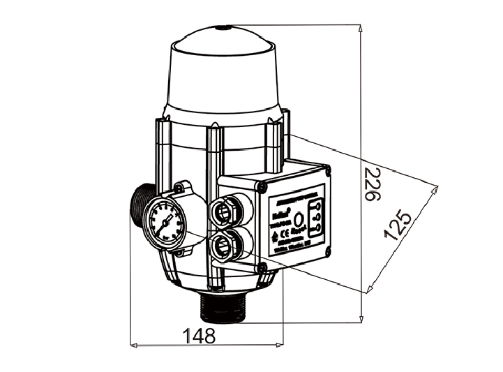 PC-13A Haitun Pressure Control for Water Pump Automatically| Alibaba.com