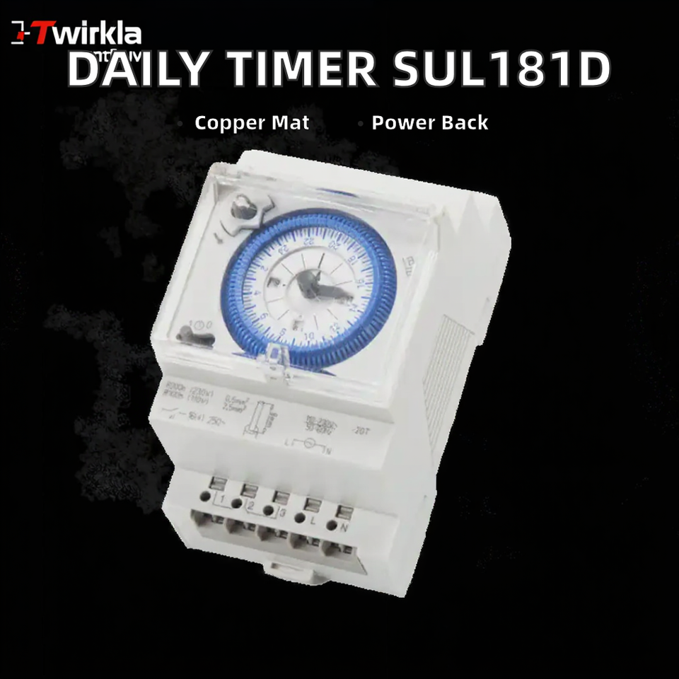 DC Smart Programmable Time Switch Low Voltage Operation Mini Eco ...