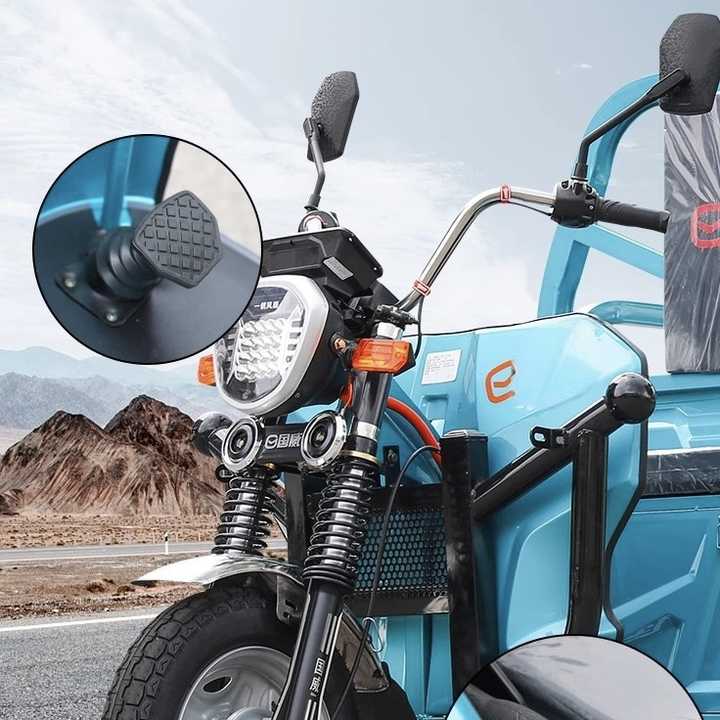 800W Open-Body Electric Tricycle for Adults 60V Cargo Truck Trike for ...