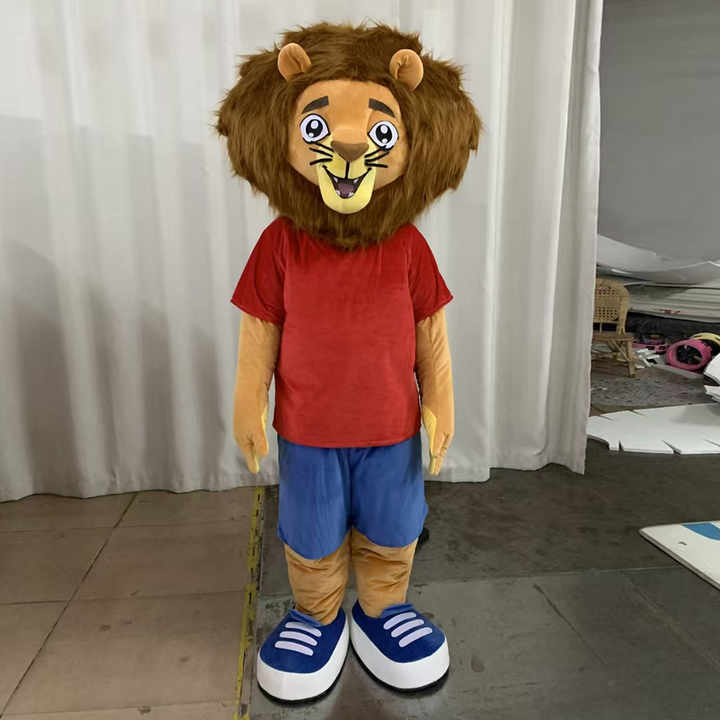 Custom XL EVA Lion Mascot Costume Cartoon Tiger Performance Promotion ...