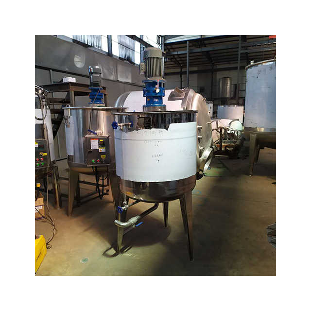 Stainless Steel Mixing tank with Agitator Heater Emulsion Mixing tank ...