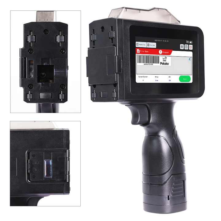 Meenjet M9 Handheld Inkjet Printer New Launch Electric Date and Batch ...