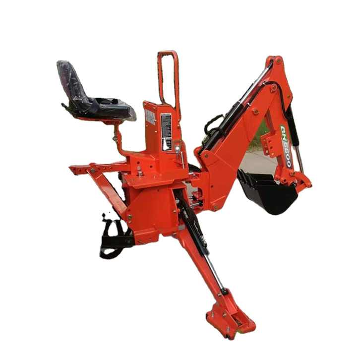 3 Point Tractor Backhoe Attachment for 18-25hp Tractors - 180° Bucket ...