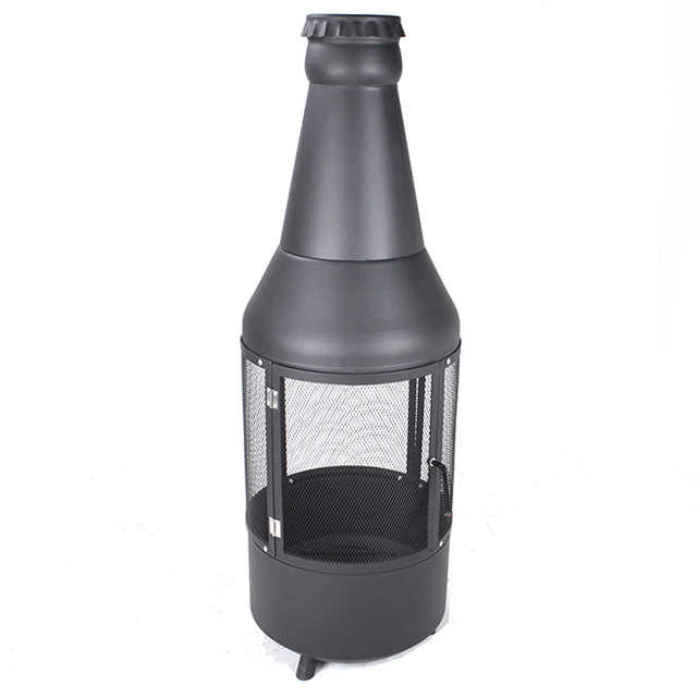 Budweiser Bottle Fire Pit - Unique Outdoor Charcoal Grill