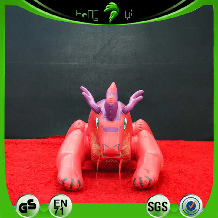 Hongyi Custom Red Wearable Inflatable Dragon Suit for Adults