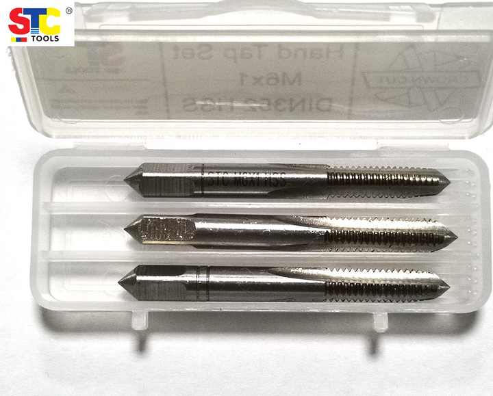 Hand Tap Set Taper Plug Bottom Alloy Steel Carbon Steel Din352 Machine ...