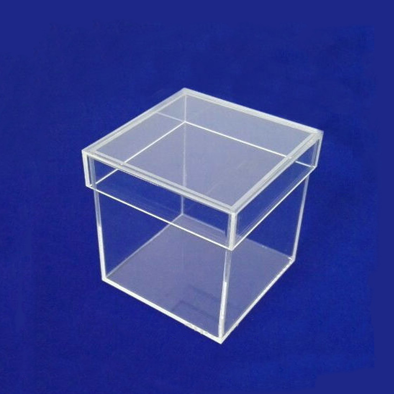 Premium White Acrylic Gift Box with Lid | Customizable