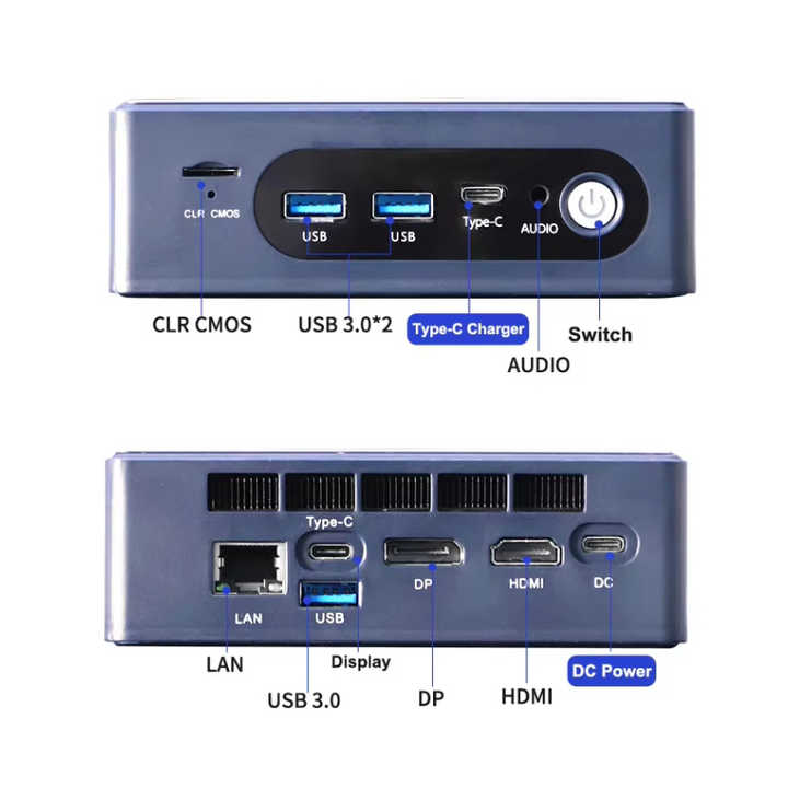OEM Mini Gaming Pc Silent Mini PC Intel Core I5-14th Gen DDR5 8+256GB ...