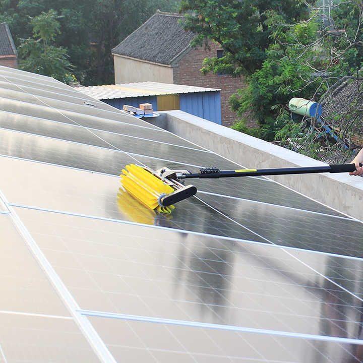 High Quality Hand-Held Rolling Solar Panel Scrubber Brush New Design ...