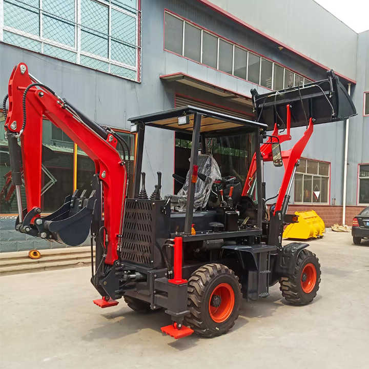 Factory Automatic Backhoe Loader 4wd Mini Backhoe Loader Digger ...
