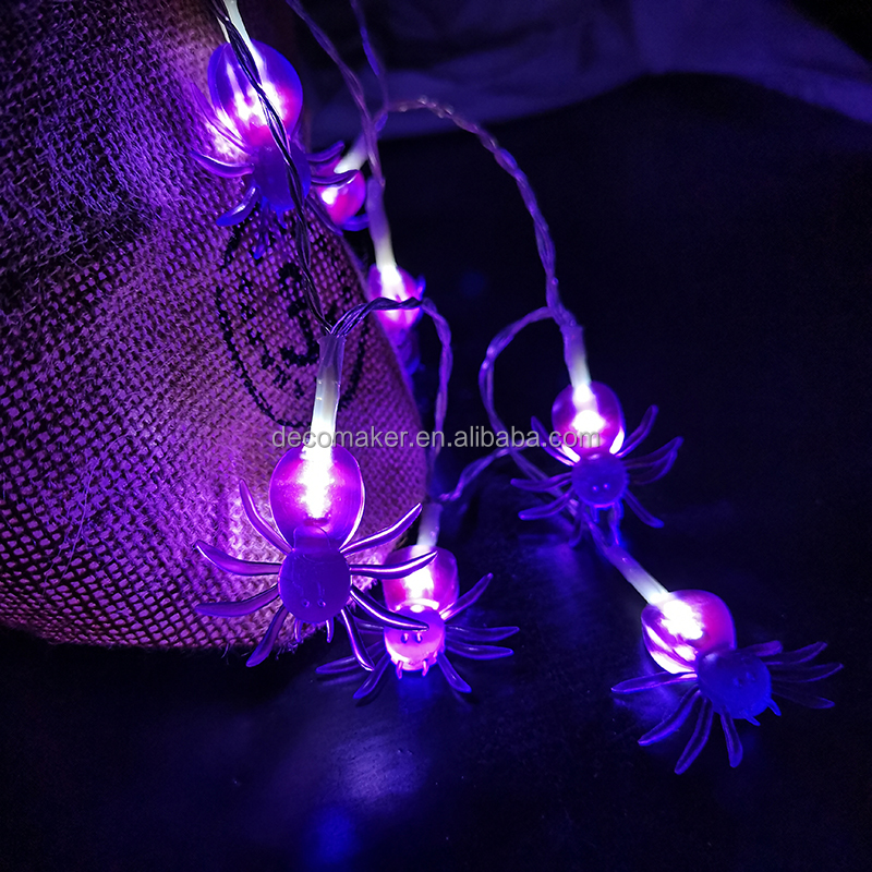 MY05605 Halloween LED lights-purple spider-Taizhou Deco-Maker Arts and ...