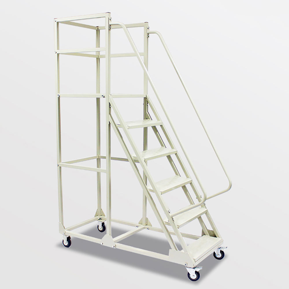 Mobile Stairs With Handrails