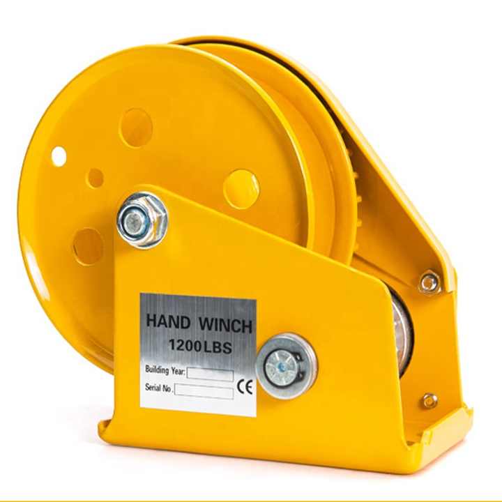 1200LBS Hand Operated Cable Manual Winch - Reliable Pulling Power