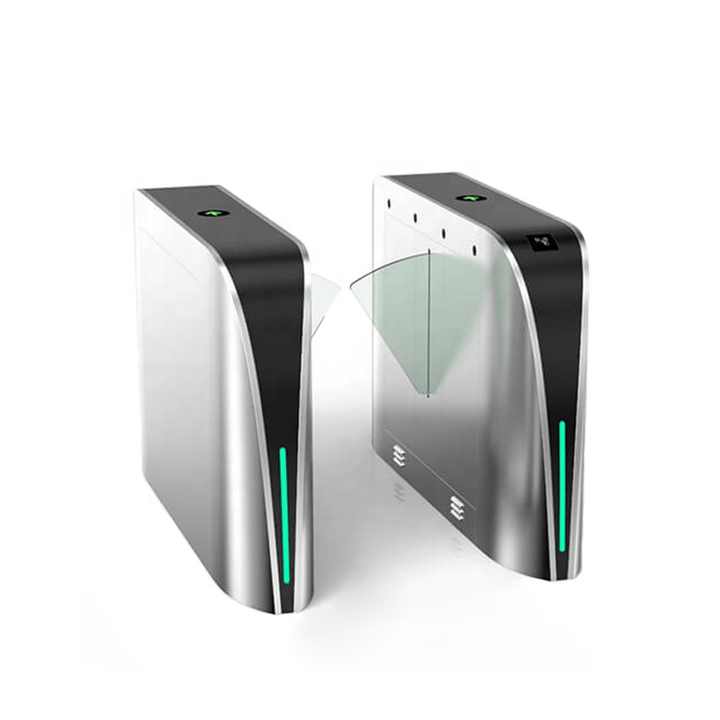 Fingerprint Access Control Flap Barrier SUS 304 with Face Recognition