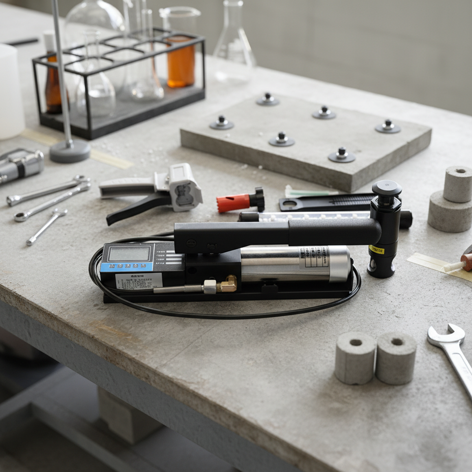 Coating Pull test Digital Pull off Adhesion Tester Digital Adhesion ...