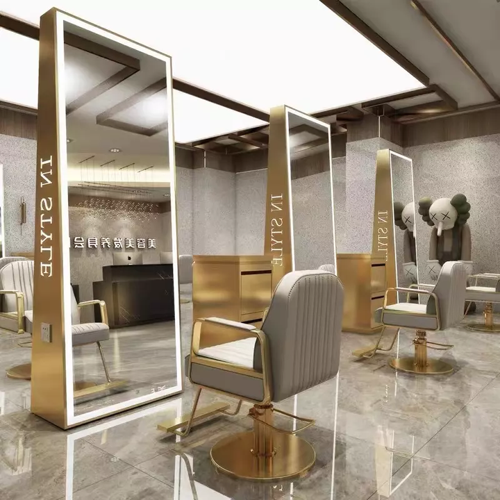 Pink Other Beauty Salon Furniture Set for Stylish Hairdressing