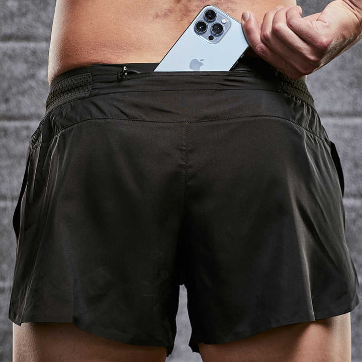 2 in 1 Marathon Shorts Men - Quick Dry & Eco-friendly