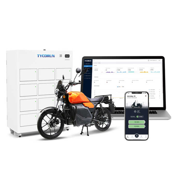 Tycorun Electric Tricycle Battery Swap Station - 4000 Cycles