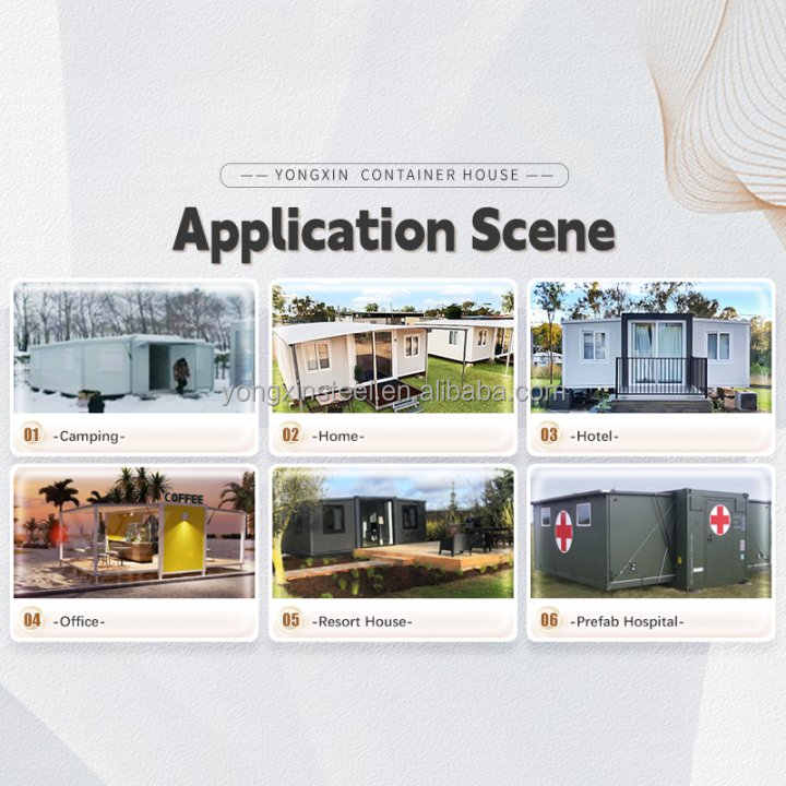 Customized Comfort Luxury Mobile Home Prefab Rooms Expandable Container ...