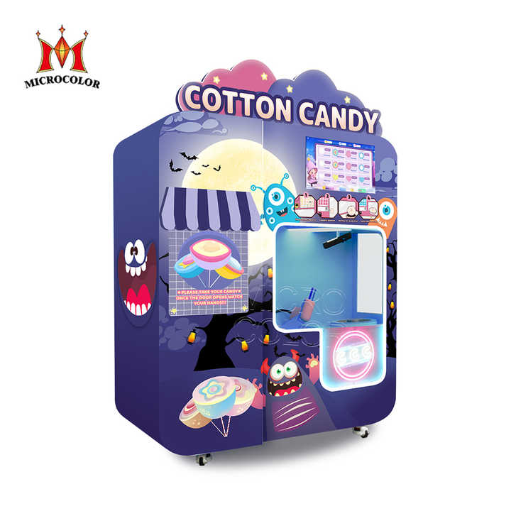 Popular Intelligent Automatic Coin Operated Cotton Candy Maker Vending ...
