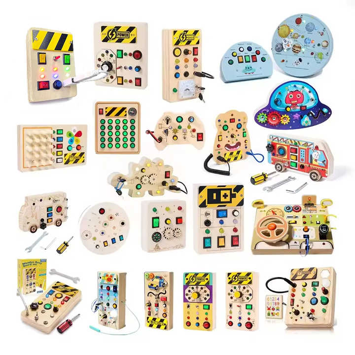 2024 CPC CE Montessori Busy Board - LED Light Switch Simulation