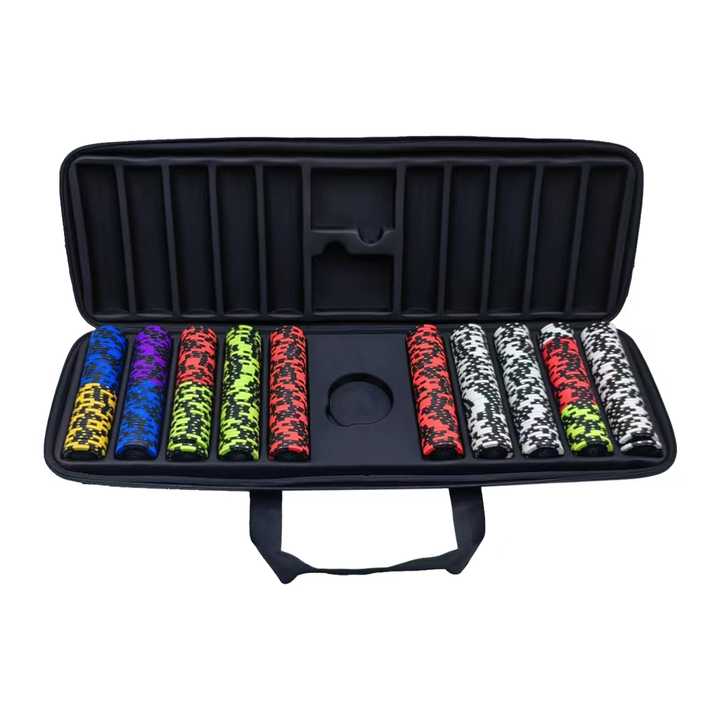 Factory Custom Design EVA Poker Chip Case For 500 /300 / 1000pcs chips ...