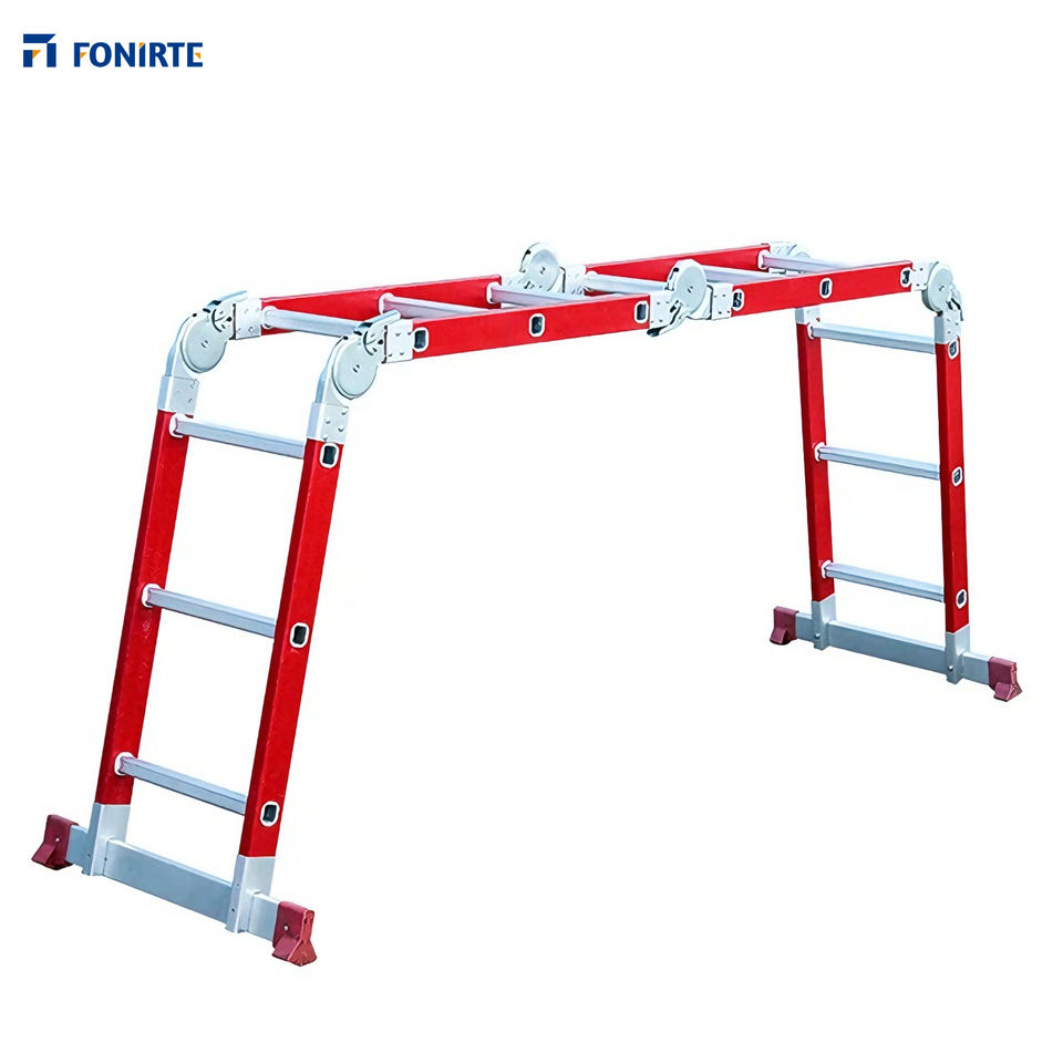 FRP Safety Ladder, Safe FRP Ladder. FRP Folding Ladder Fiberglass Multi ...