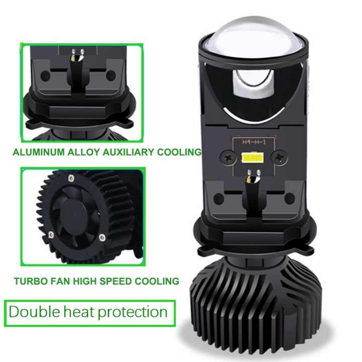 LED Mini H4 70W 6500K Bulbs - Efficient Headlamp Solutions