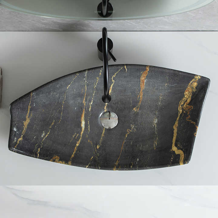 Irregular Bathroom Sinks - Luxury Modern Art Face Boat