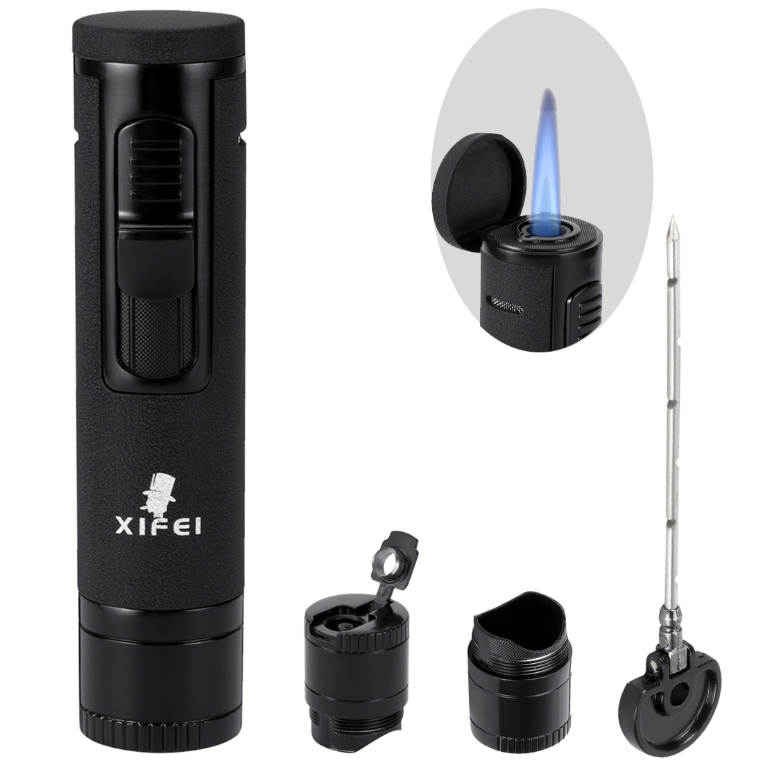 XIFEI Latest Creative Multifunctional Cigar Lighter with Punch| Alibaba.com