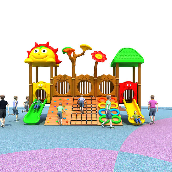 Climbing Platforms Kids Plastic Slides Outdoor Playground Equipment ...