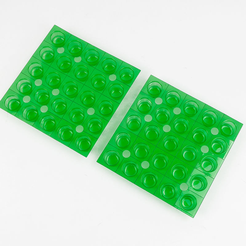 25 Holes Empty PVC Capsule Blister Packing Sealable Tablet Packaging ...