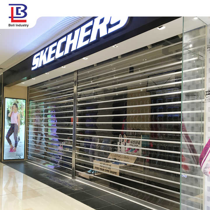Transparent Aluminum Anti-theft Horizontal Roller Shutter Doors - Oem