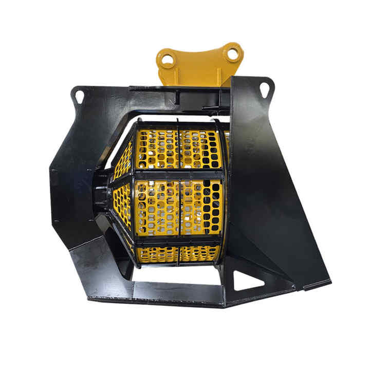 Tiejia Top Soil Screen Attachment Rotary Screen Bucket For 20-40 Ton ...
