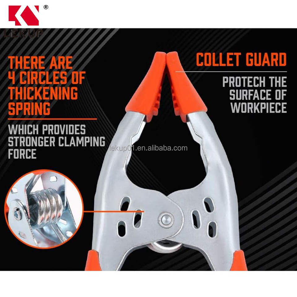 6" a Type Steel Spring Clip Bride Wedding Dress Clamps Heavy Duty Metal ...