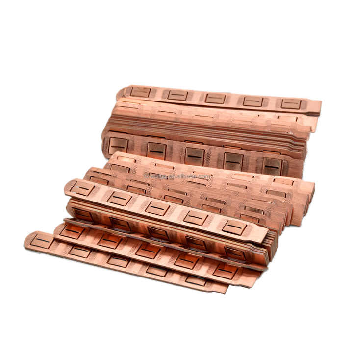 WELLGO Copper Laminated Flexible Busbars Bus Link Connect Copper Pin ...